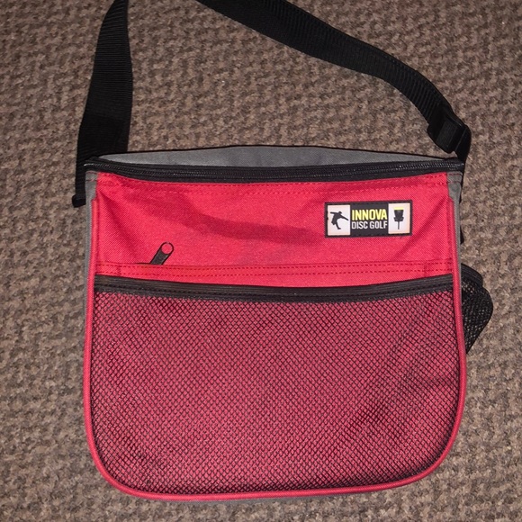 Innova | Bags | Innova Disc Golf Bag Reddark Gray | Poshmark